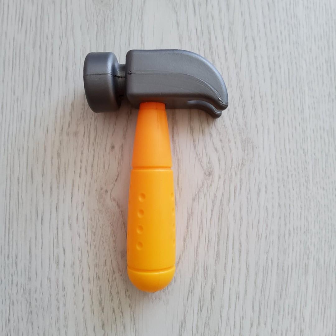 Children Plastic Tools Toy Set - Hammer Spanner Cutter Saw Kids Toys ...