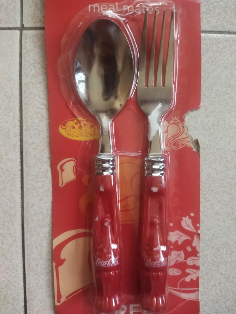 Coca Cola Spoon and fork Vintage Collectible, Hobbies & Toys ...