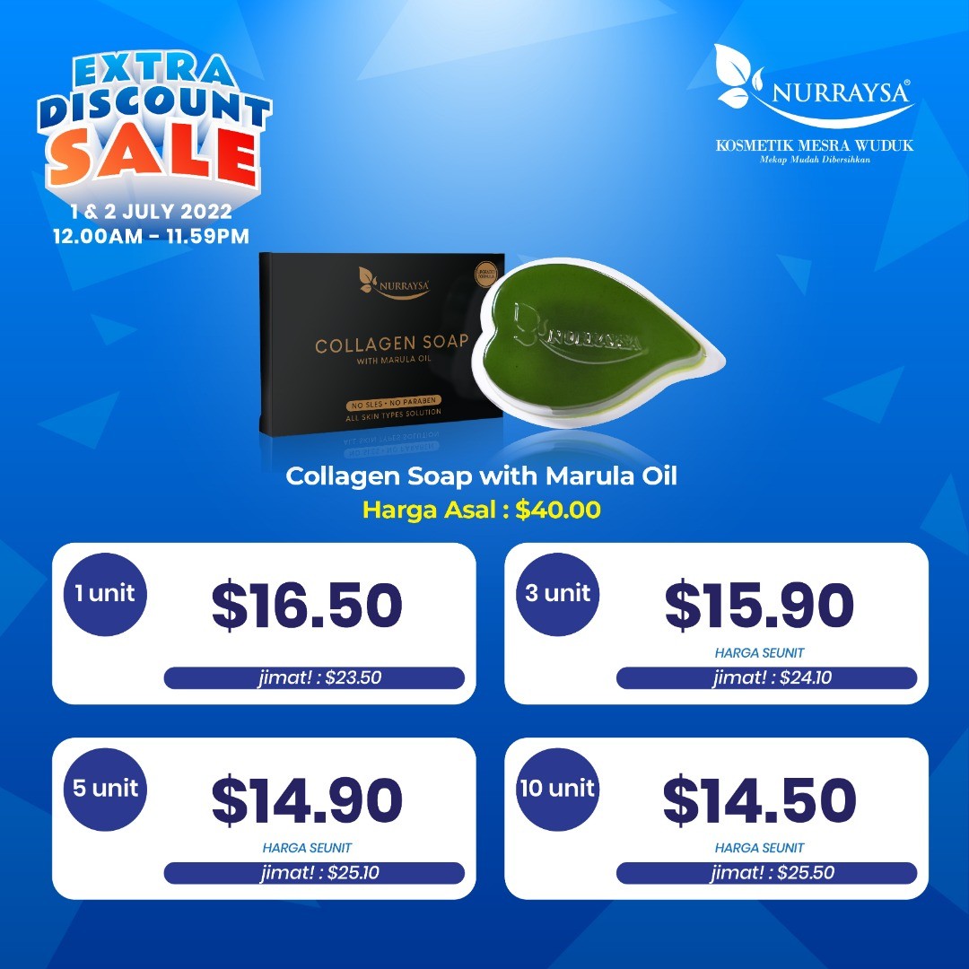 Collagen Soap with marula oil, Beauty & Personal Care, Bath & Body ...