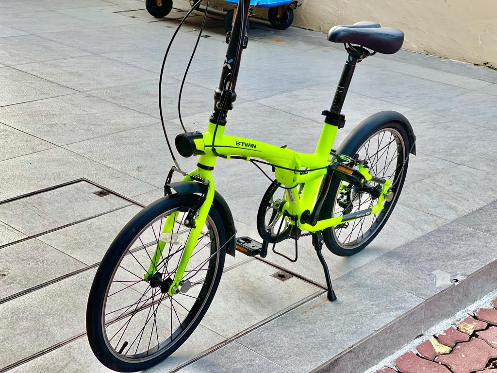Decathlon B Twin Tilt 500 Foldable Bicycle, Sports Equipment, Bicycles & Parts, Bicycles on ...