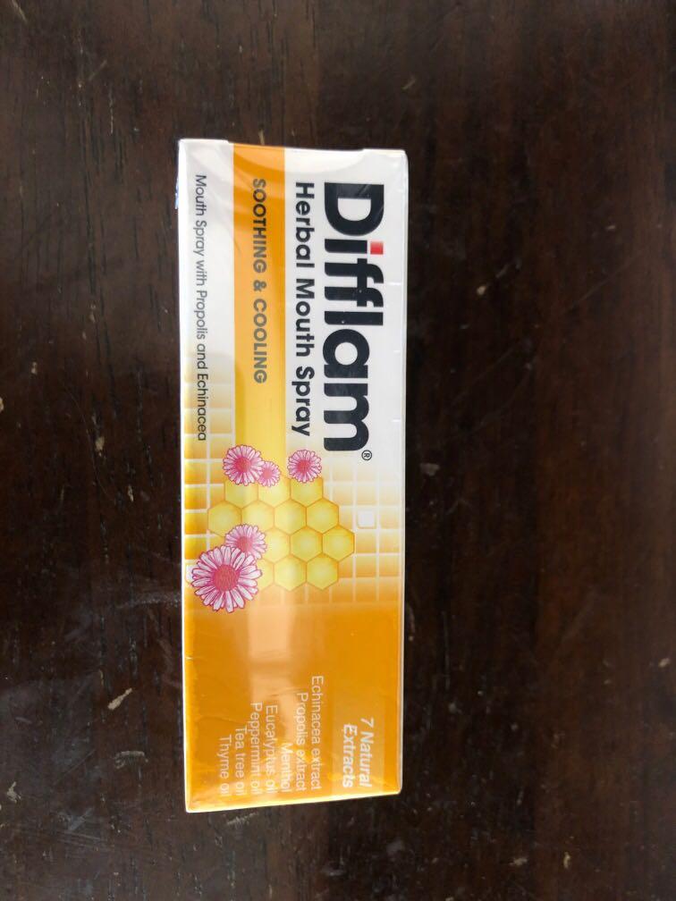 Difflam herbal mouth spray, Beauty & Personal Care, Oral Care on Carousell