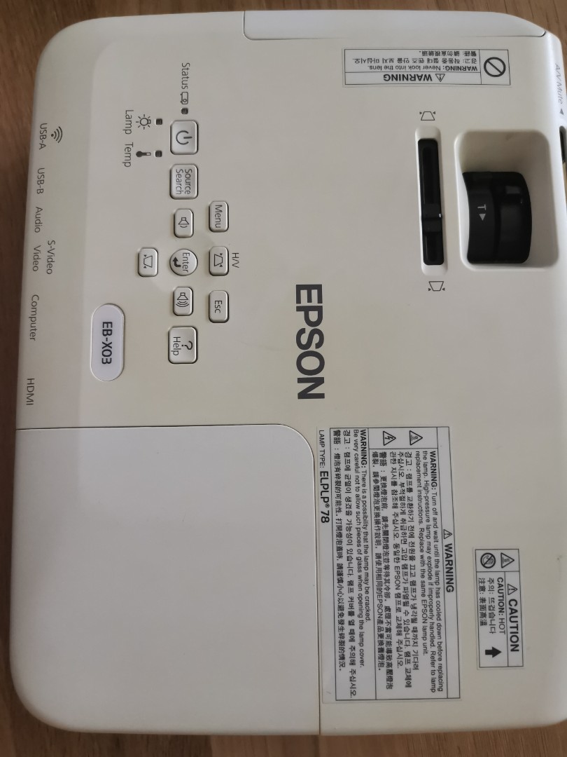 Epson EB-X03 Projector, Computers & Tech, Office & Business Technology ...