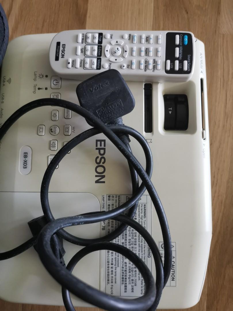 Epson EB-X03 Projector, Computers & Tech, Office & Business Technology ...