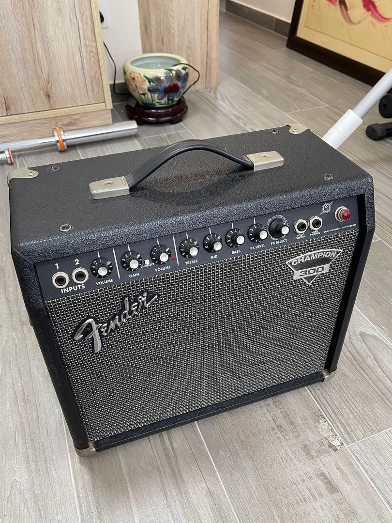 Fender guitar amp champion 300, 音響器材, Soundbar、揚聲器、藍牙喇叭、耳擴 - Carousell