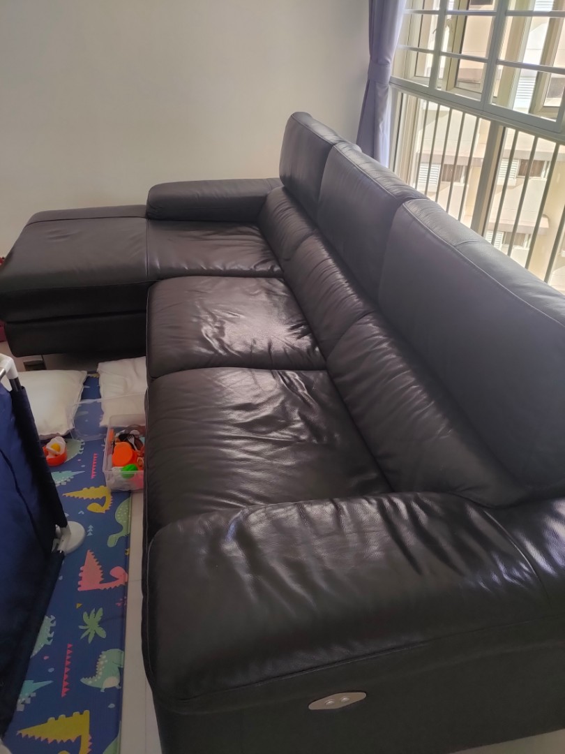 Full. Leather 3m by 1.6m, Furniture & Home Living, Furniture, Sofas on ...