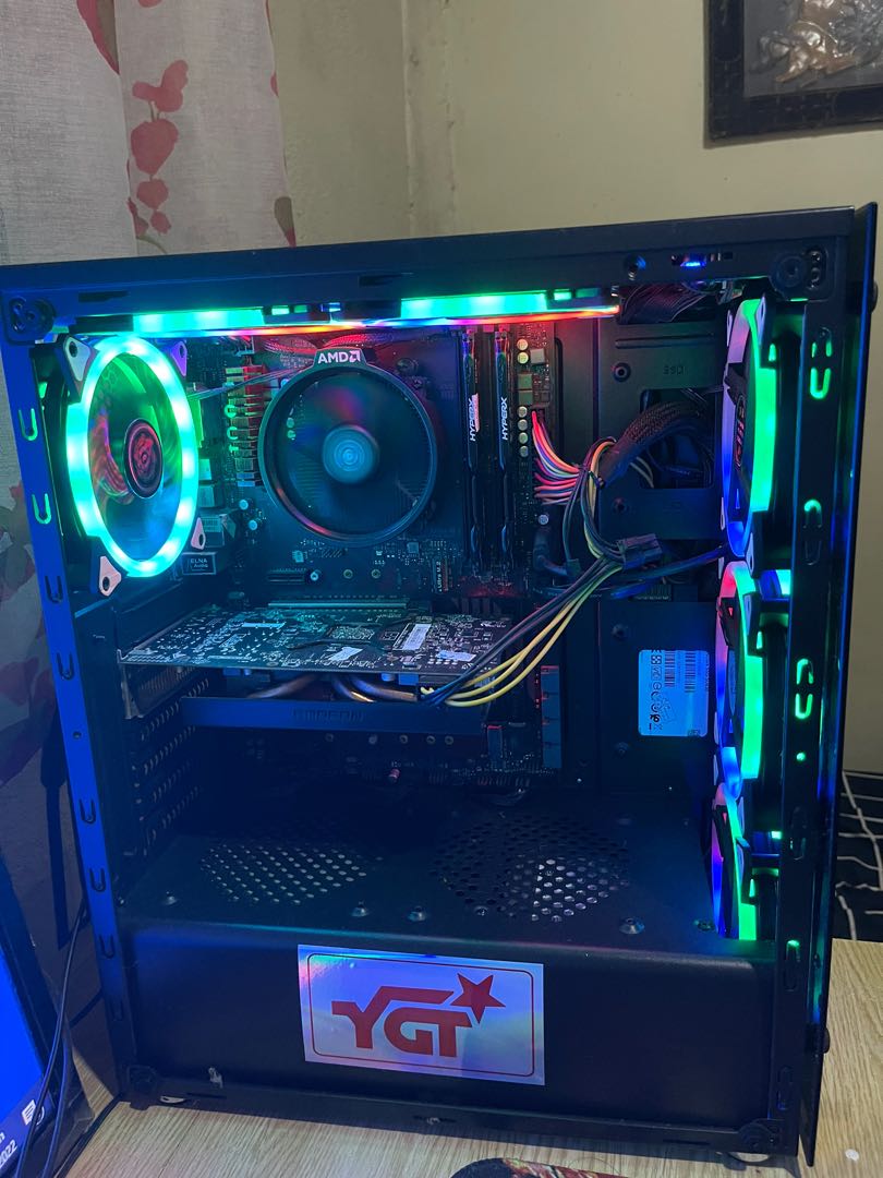 GAMING PC/ CPU ONLY/ RYZEN 5 2400G/ RX580, Computers & Tech, Desktops ...