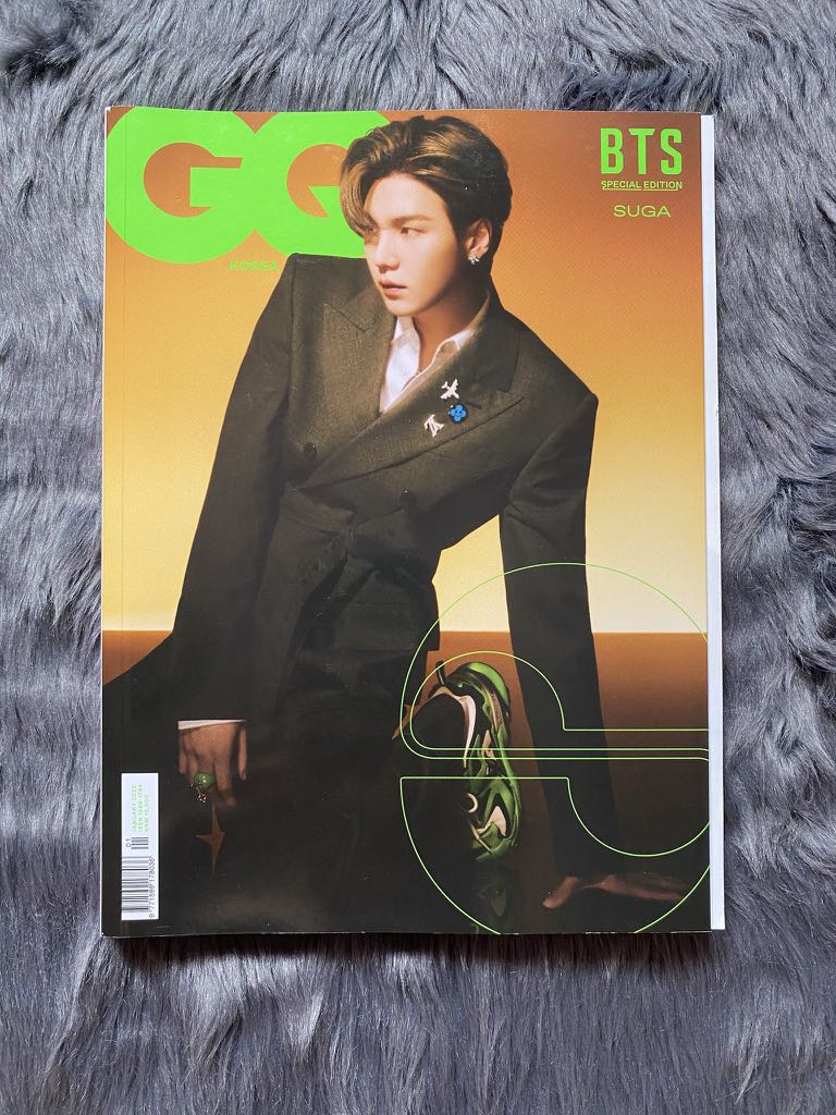 GQ KOREA MAGAZINE BTS SUGA COVER, Hobbies & Toys, Memorabilia & Collectibles, K-Wave on Carousell