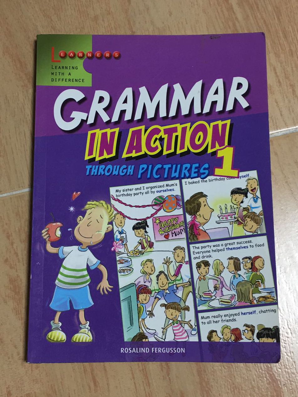 Grammar in action through pictures 1, 興趣及遊戲, 書本 & 文具, 教科書 - Carousell