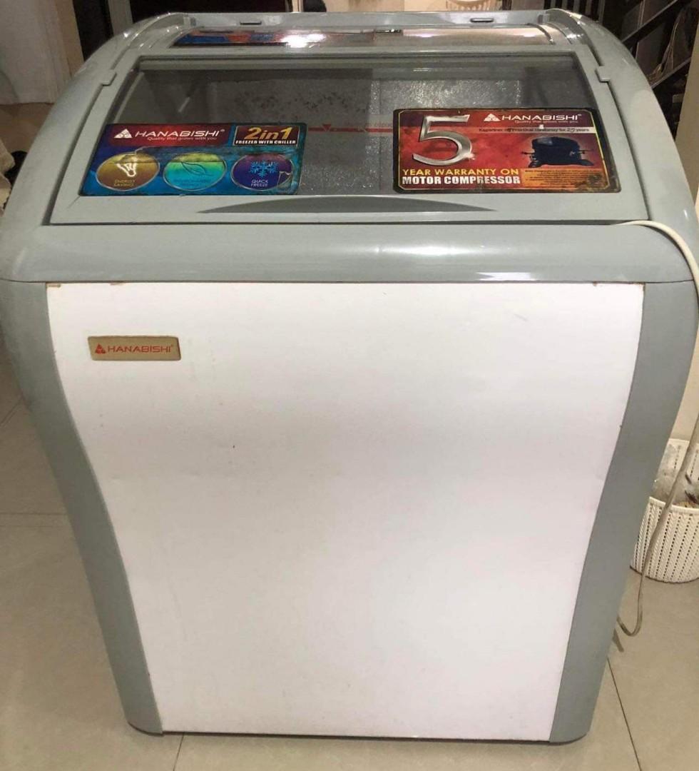 Hanabishi 2in1 Freezer Chiller, TV & Home Appliances, Kitchen ...