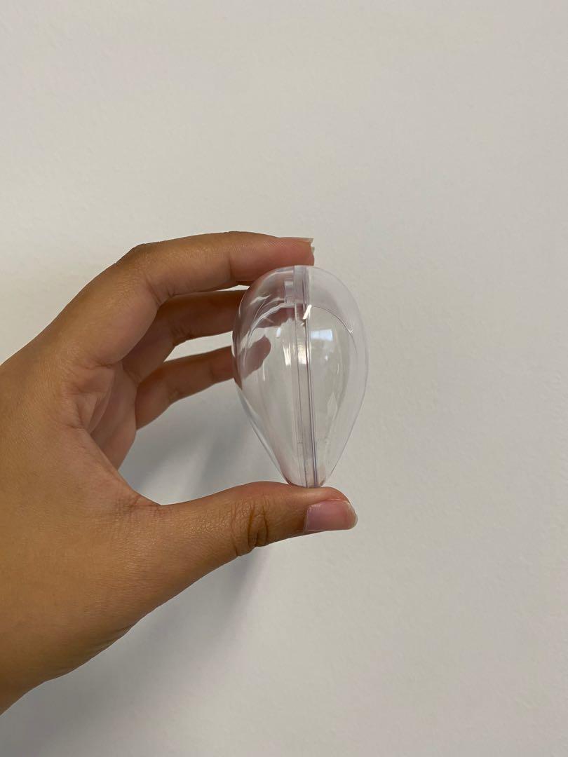 Heart-shaped Plastic Containers (Transparent), Hobbies & Toys ...