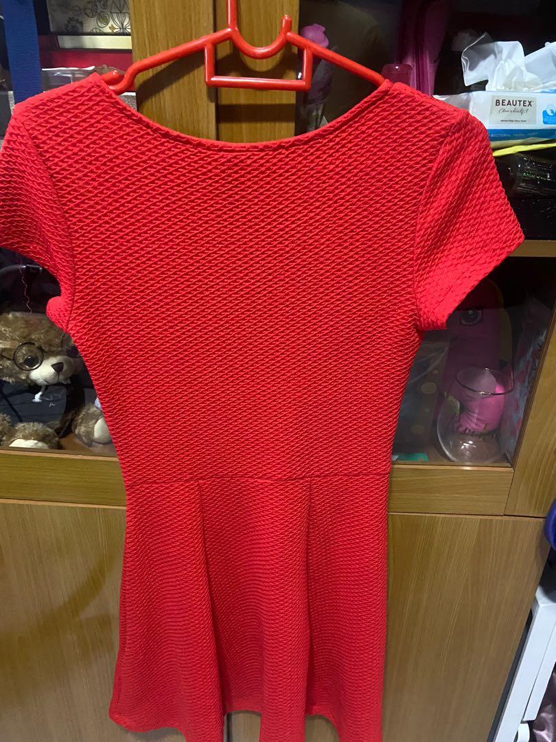 HnM red formal dress, Women's Fashion, Dresses & Sets, Dresses on Carousell
