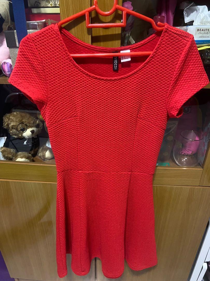 HnM red formal dress, Women's Fashion, Dresses & Sets, Dresses on Carousell