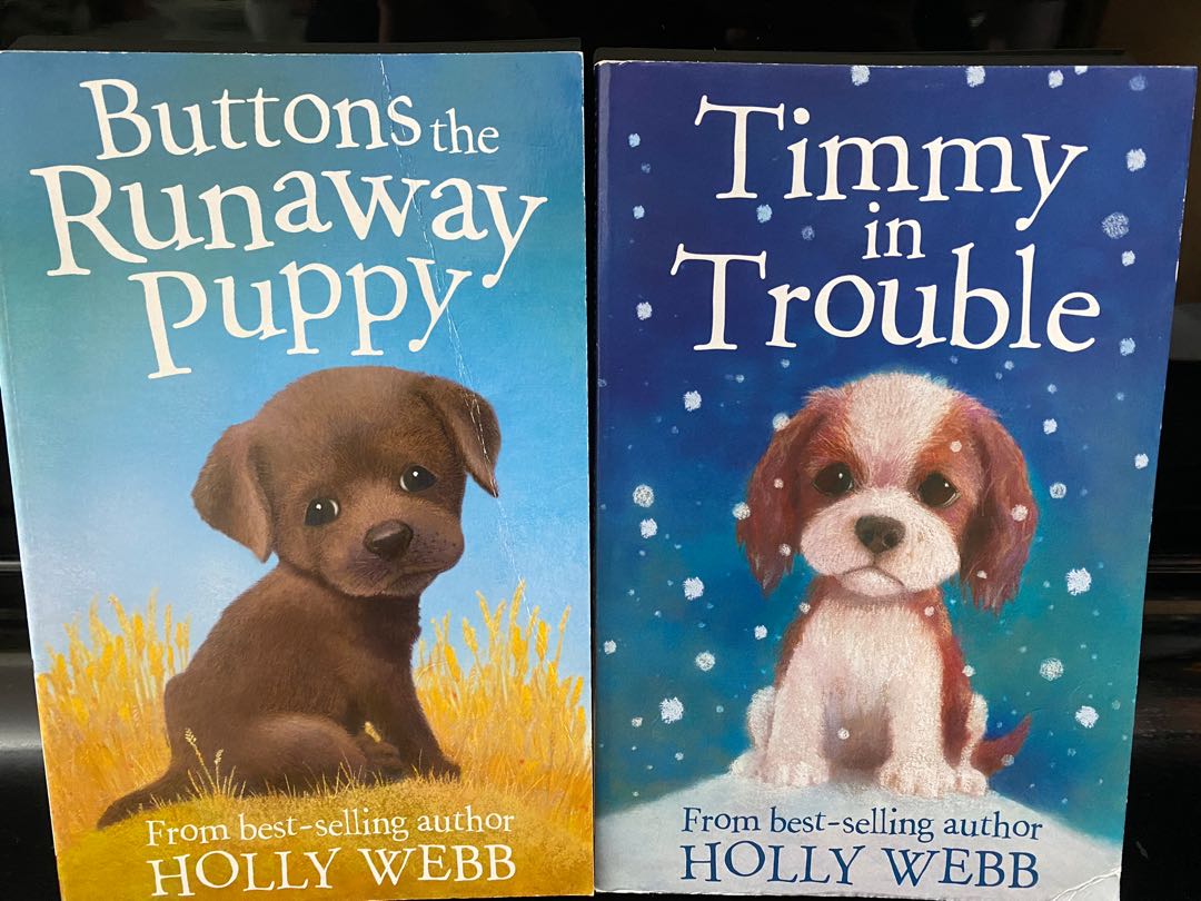 Holly Webb Timmy in Trouble + Buttons the Runaway Puppy, 興趣及遊戲, 書本 & 文具 ...
