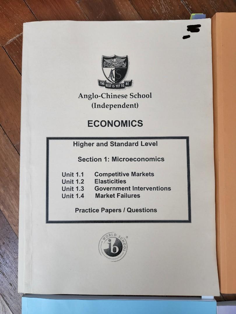 IBDP SL Econs Notes, Past Year Papers and Answer Packet, Hobbies & Toys ...