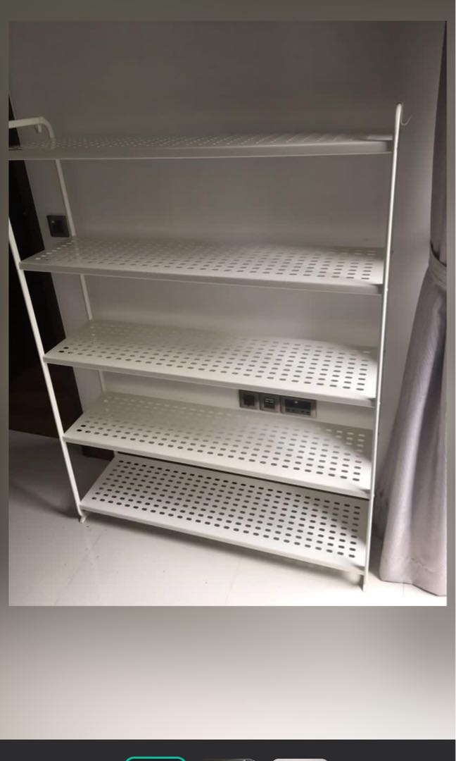 Ikea Mulig Shelving Unit White, Furniture & Home Living, Furniture ...
