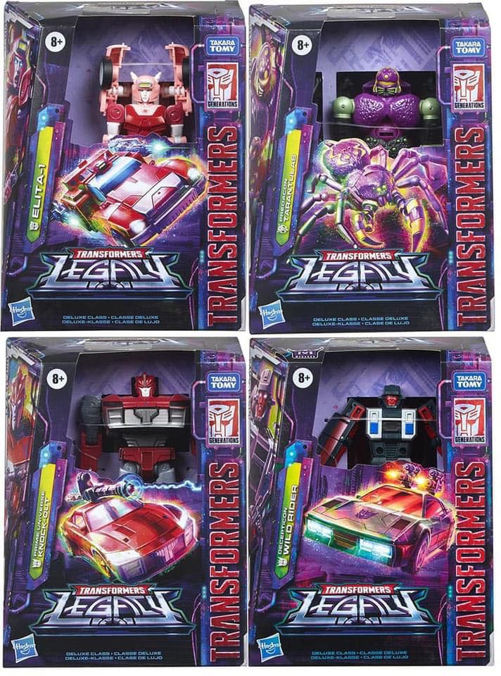 [In hand -Set of 4] Hasbro Transformers Legacy Deluxe class Wave 2 ...