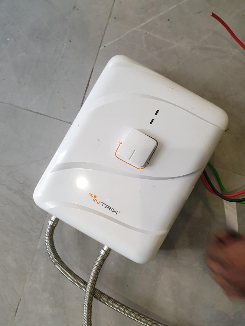 INTRIX WATER HEATER AND SHOWER HEAD, TV & Home Appliances, Water Heater ...