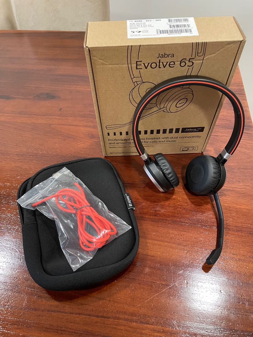 Jabra Evolve 65, Audio, Headphones & Headsets on Carousell
