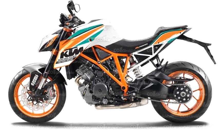 KTM SUPERDUKE 1290R DECAL FULL KIT, Motorcycles, Motorcycle Accessories ...