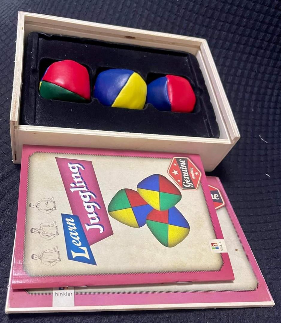 Learn Juggling Retro Box, Hobbies & Toys, Toys & Games on Carousell