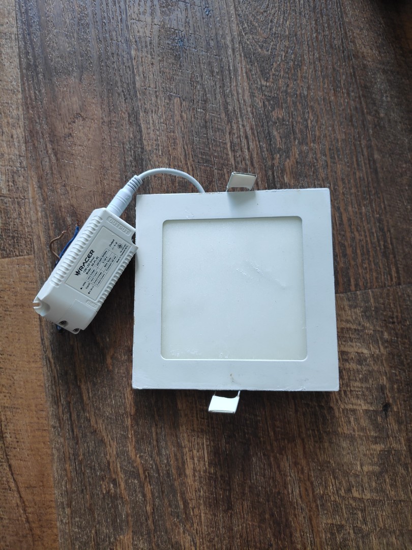 LED ceiling downlights square ultra slim 12W 6500k, Furniture & Home ...