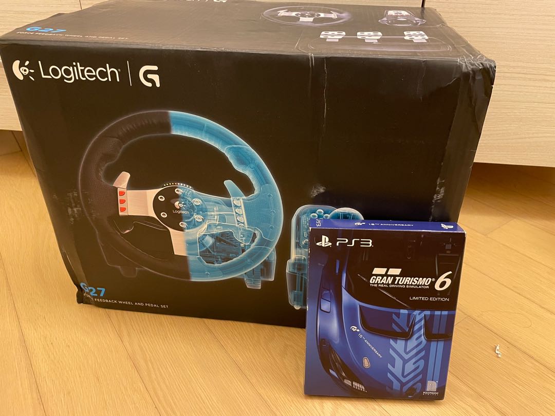 Logitech G27 for playstation /PC, 電子遊戲, 遊戲機配件, 遊戲週邊商品 - Carousell