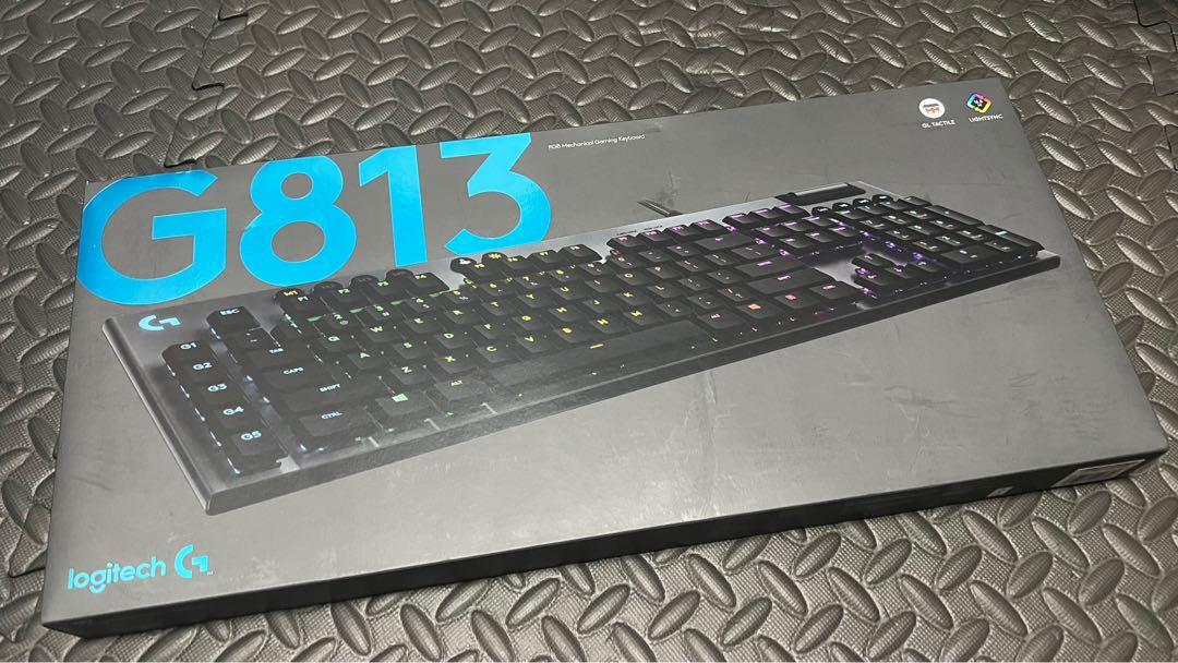 Logitech G813 Keyboard, 電腦＆科技, 電腦周邊及配件, 電腦滑鼠及相關產品 - Carousell