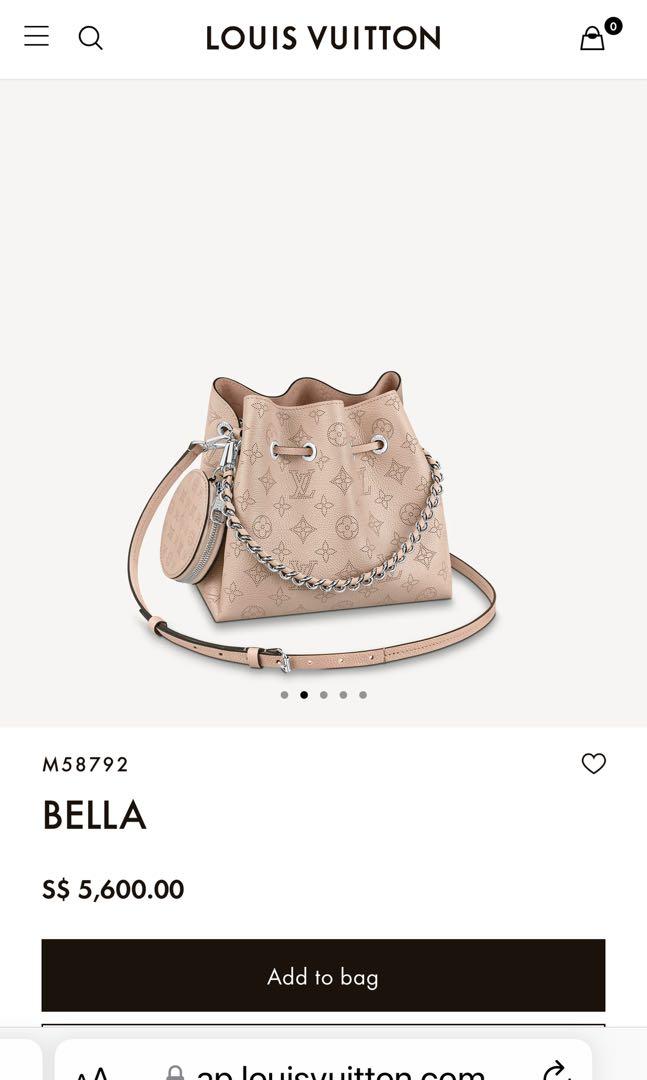 LV Authentic Bella bag, Women's Fashion, Bags & Wallets, Shoulder Bags ...