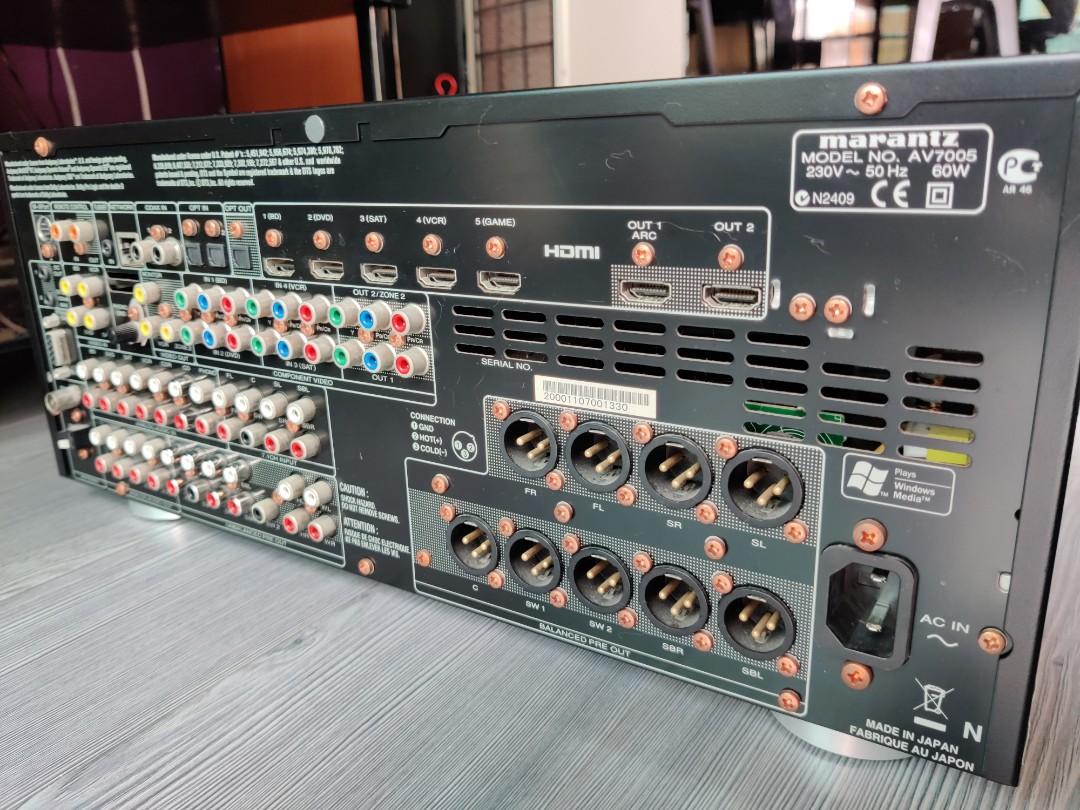 Marantz av7005 pre amp, 音響器材, Soundbar、揚聲器、藍牙喇叭、耳擴 - Carousell