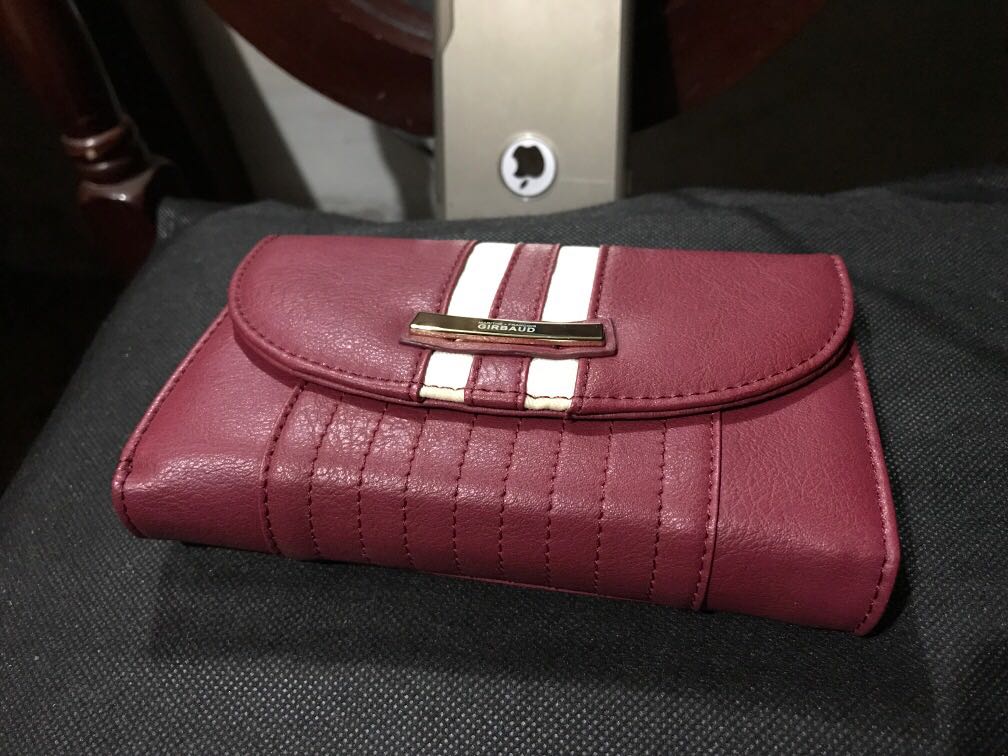 Marithe Francois Girbaud Maroon Wallet, Women's Fashion, Bags & Wallets ...
