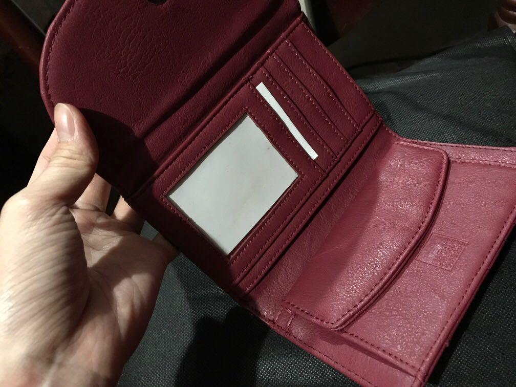 Marithe Francois Girbaud Maroon Wallet, Women's Fashion, Bags & Wallets ...