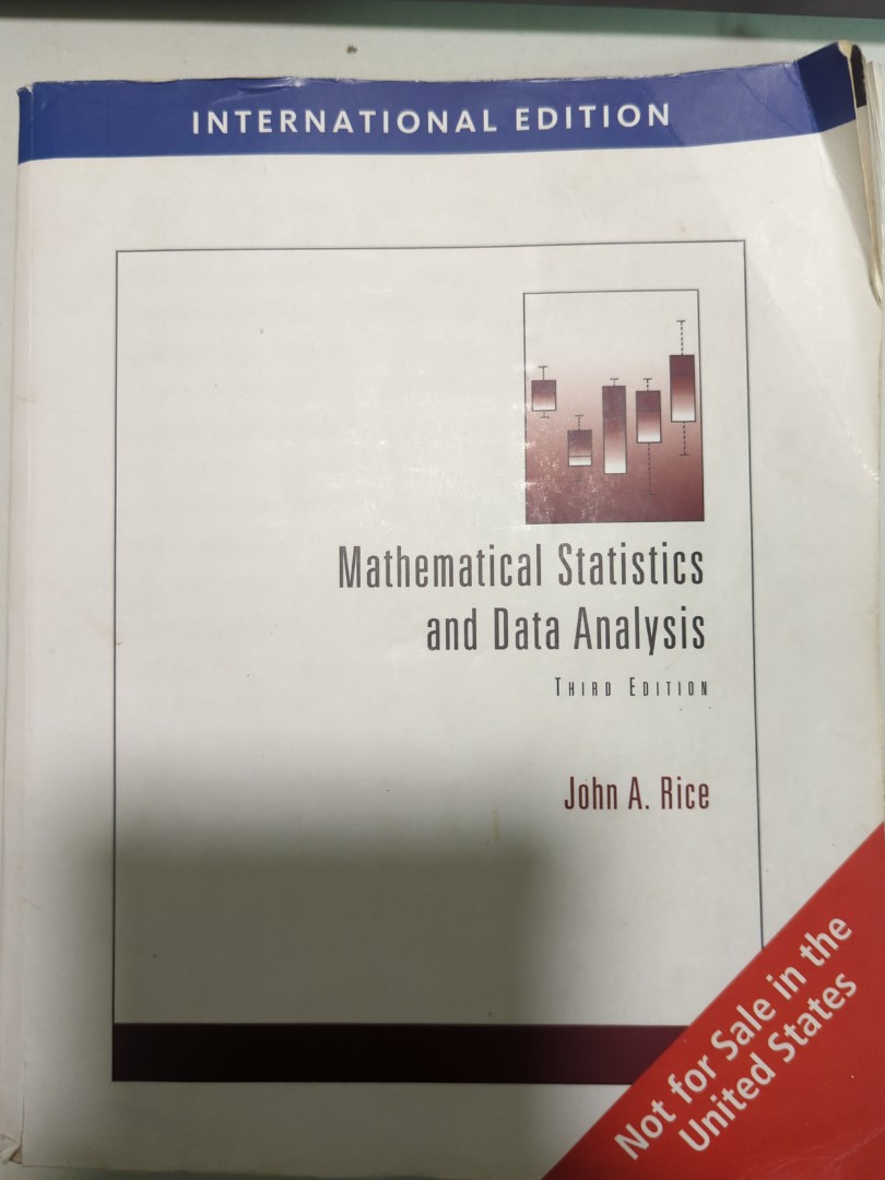 Mathematical statistics and data analysis, Hobbies & Toys, Books ...