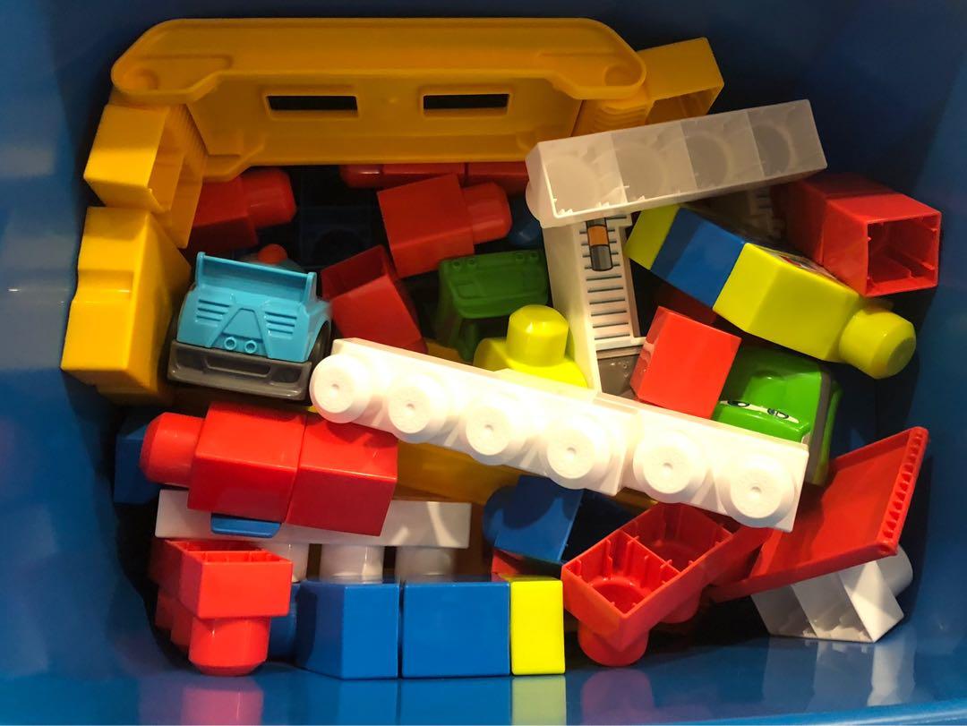 Mega Block Race Car Garage, Babies & Kids, Infant Playtime on Carousell