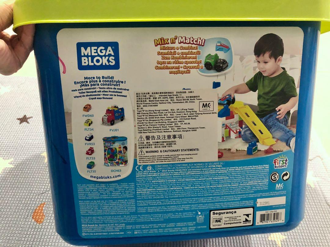 Mega Block Race Car Garage, Babies & Kids, Infant Playtime on Carousell
