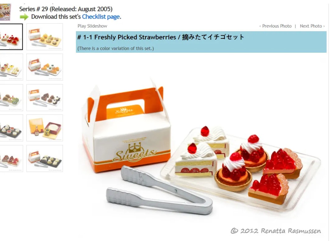 Megahouse Miniature Series 29 Freshly Picked Strawberries, Hobbies ...