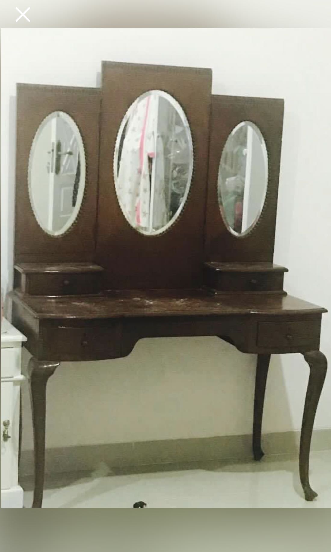 Meja Rias kuno, Perabotan Rumah di Carousell