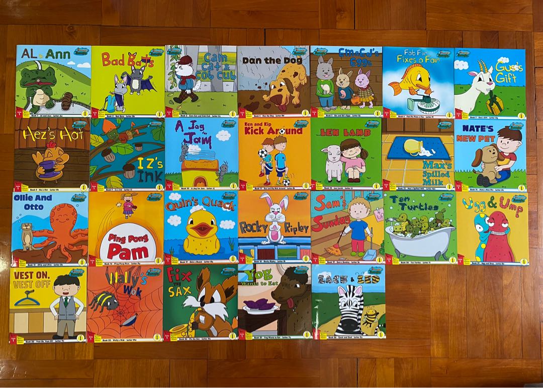 Monkey Tree Phonics Jungle A to Z Phonics books (26本）, 興趣及遊戲, 書本 & 文具 ...