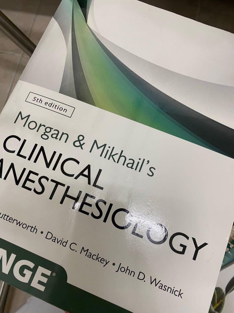 Morgan and Mikhail's Clinical Anesthesiology, 5th edition, Hobbies ...