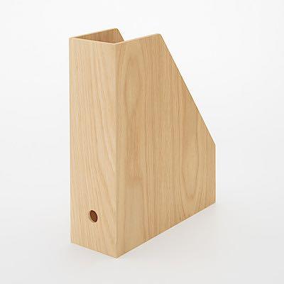 MUJI Wooden Stand File Box, Furniture & Home Living, Home Improvement ...
