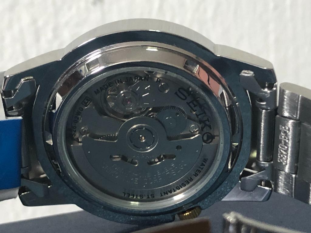 New-Seiko 5 SNKK19J1 Lumibrite Automatic 21 Jewels Made In Japan Full ...
