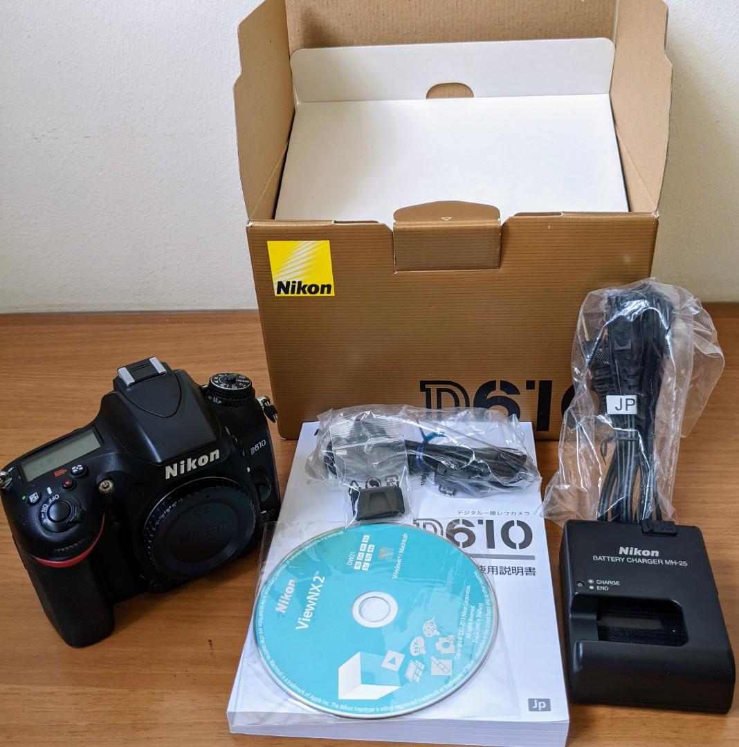 Nikon D610 full frame DSLR (low shutter count), Photography, Cameras on Carousell