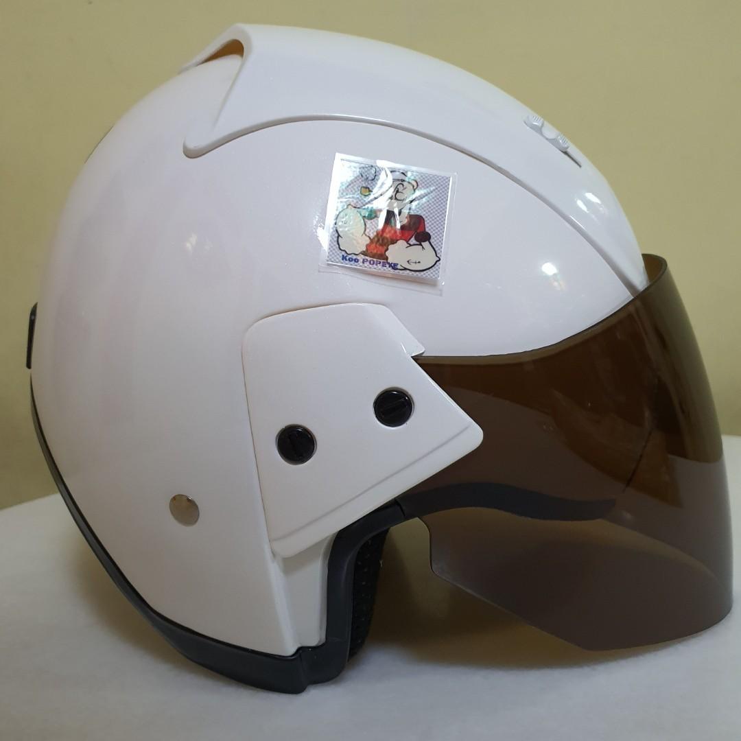 NOVA DOT HELMET WHITE COLOR, Motorcycles, Motorcycle Accessories on ...