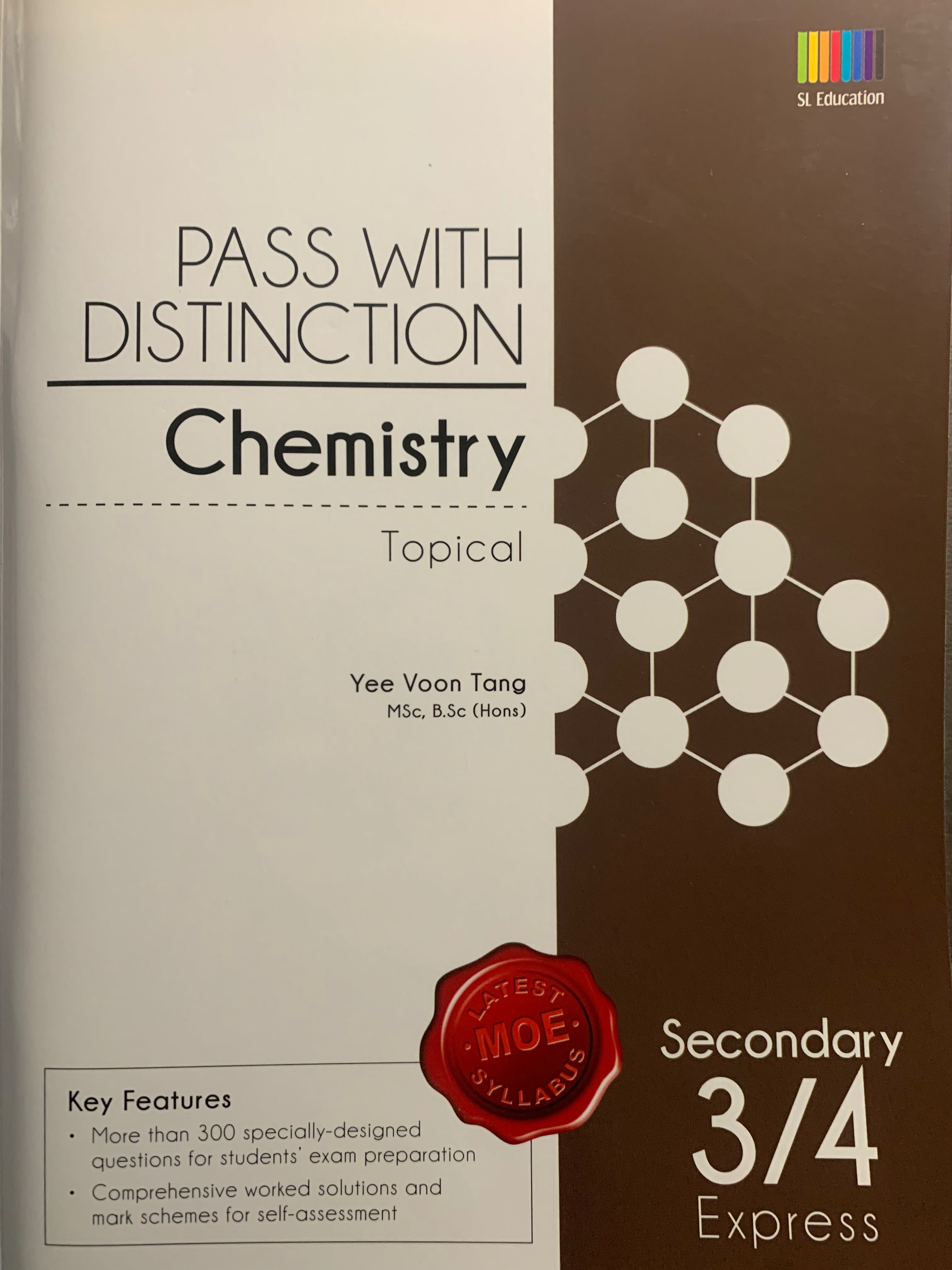 O Level Pass with Distinction Chemistry, Hobbies & Toys, Books ...