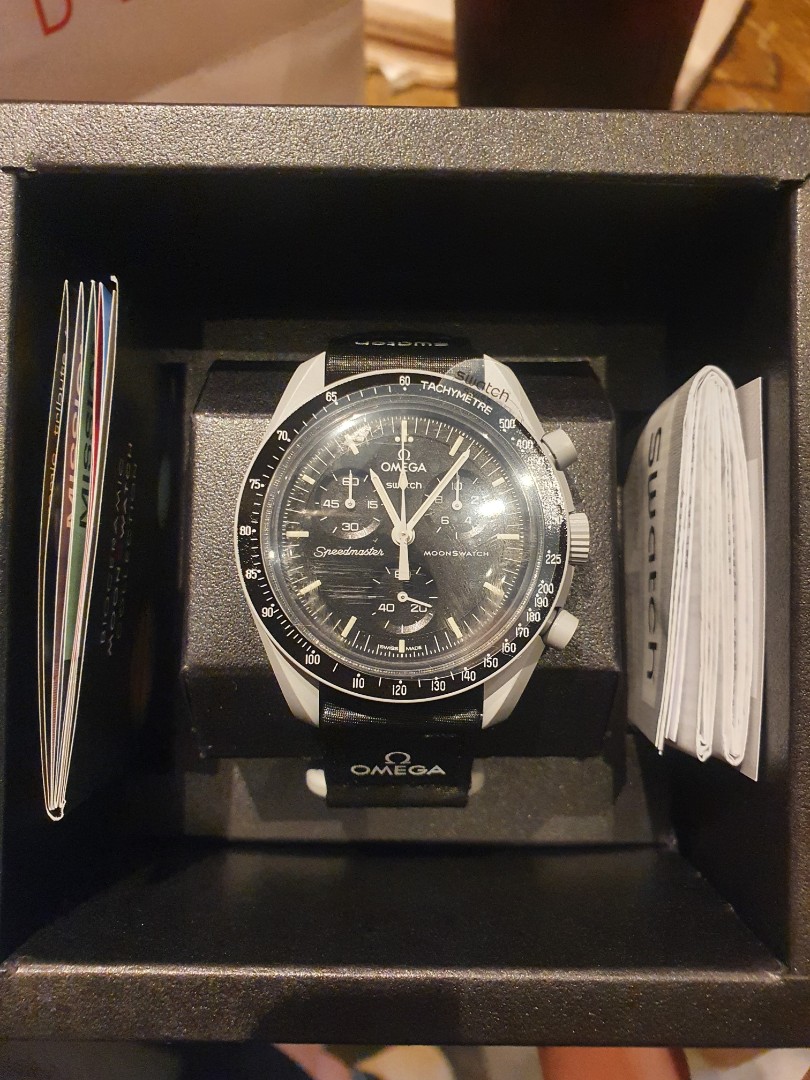 Omega x Swatch - Moon, Luxury, Watches on Carousell