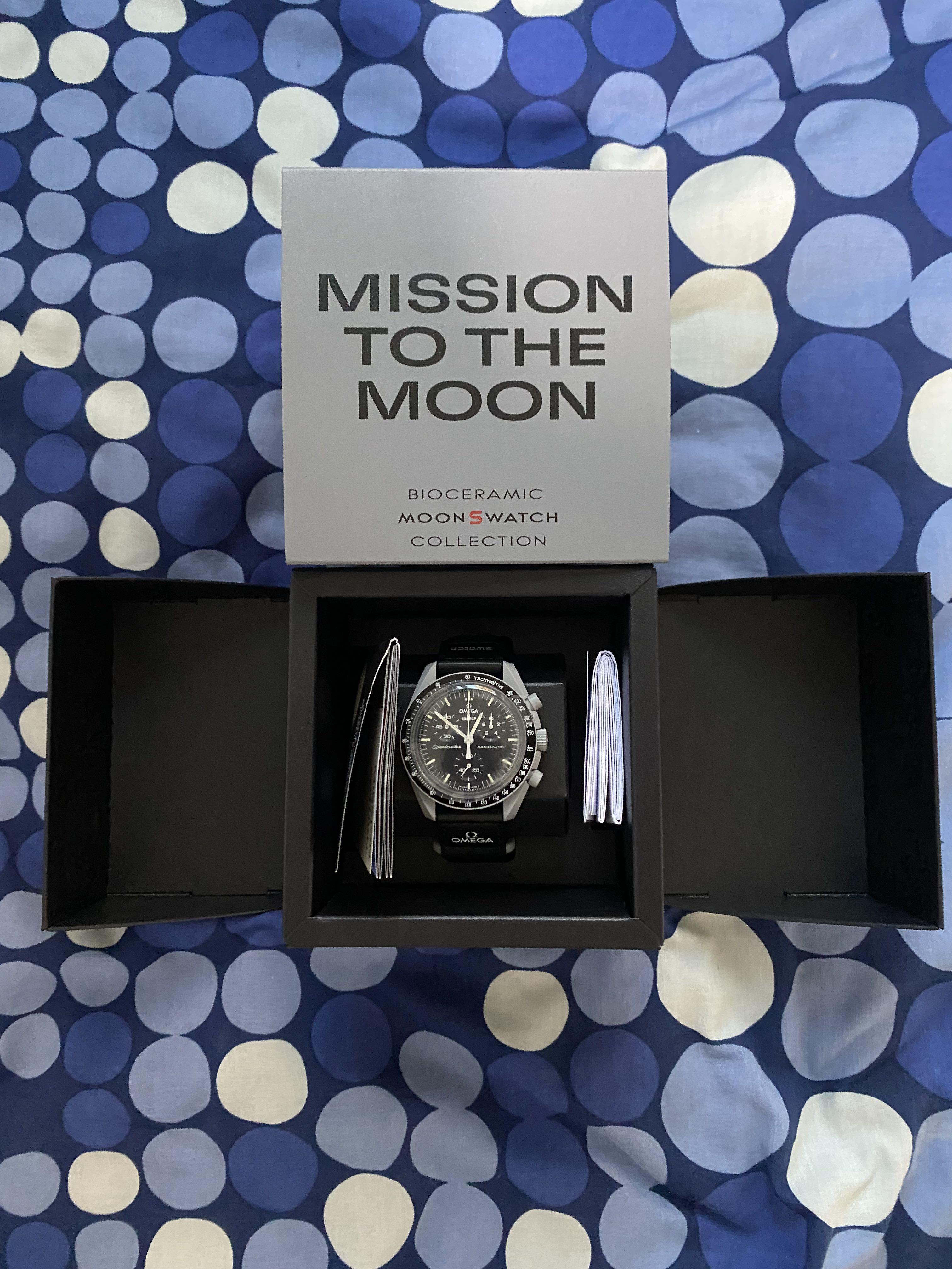 Omega x Swatch Moon, Luxury, Watches on Carousell