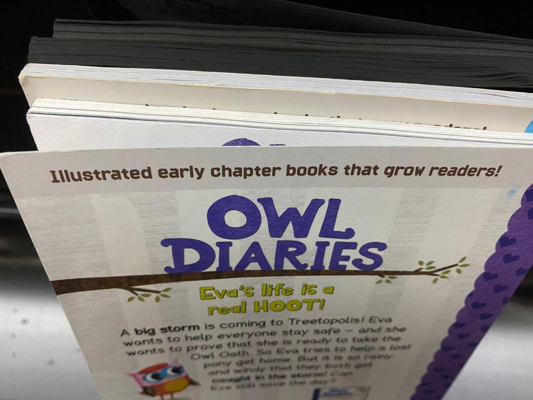 Owl Diaries Eva and the Lost Pony+Eva Sees a Ghost, 興趣及遊戲, 書本 & 文具, 小說 ...