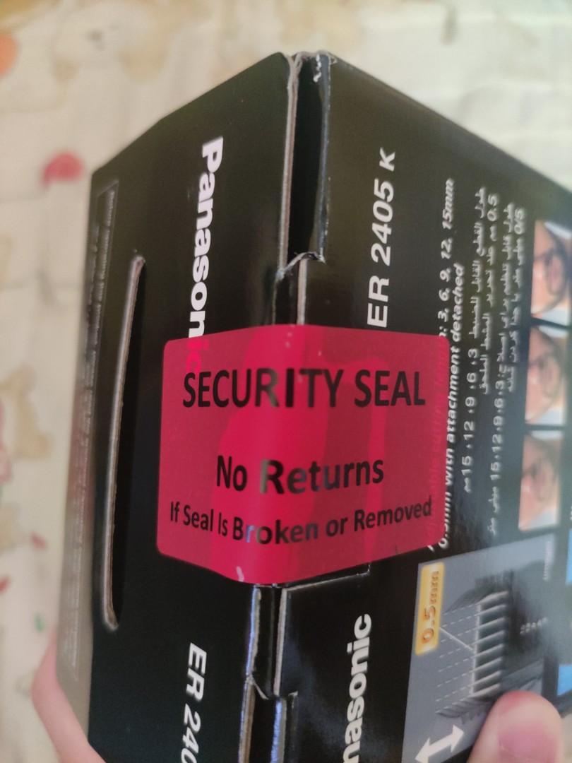 Panasonic Body Hair & Beard Trimmer - ER2405, Beauty & Personal Care ...