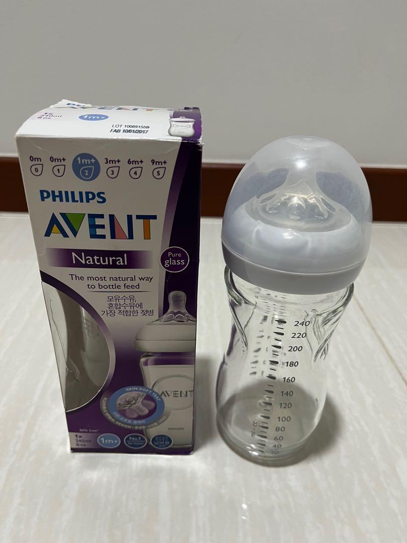 Philips Avent Pure Glass Milk Bottle, Babies & Kids, Nursing & Feeding ...