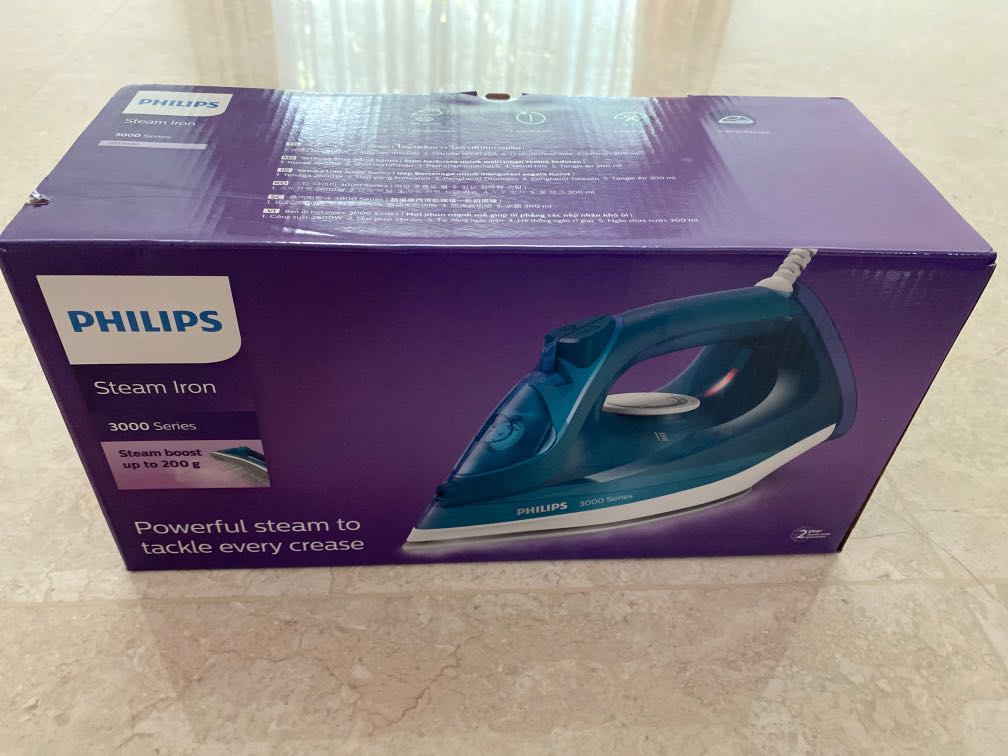 PHILIPS Steam Iron DST3040/76, TV & Home Appliances, Irons & Steamers ...