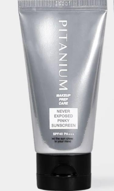 Pitanium never exposed pinky sunscreen 止外光, 美容＆個人護理, 健康及美容 - 皮膚護理, 面部 - 面部護理 - Carousell